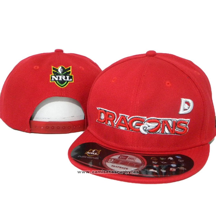 NRL Snapback Gorra Dragons Rojo - camisetasrugby.es